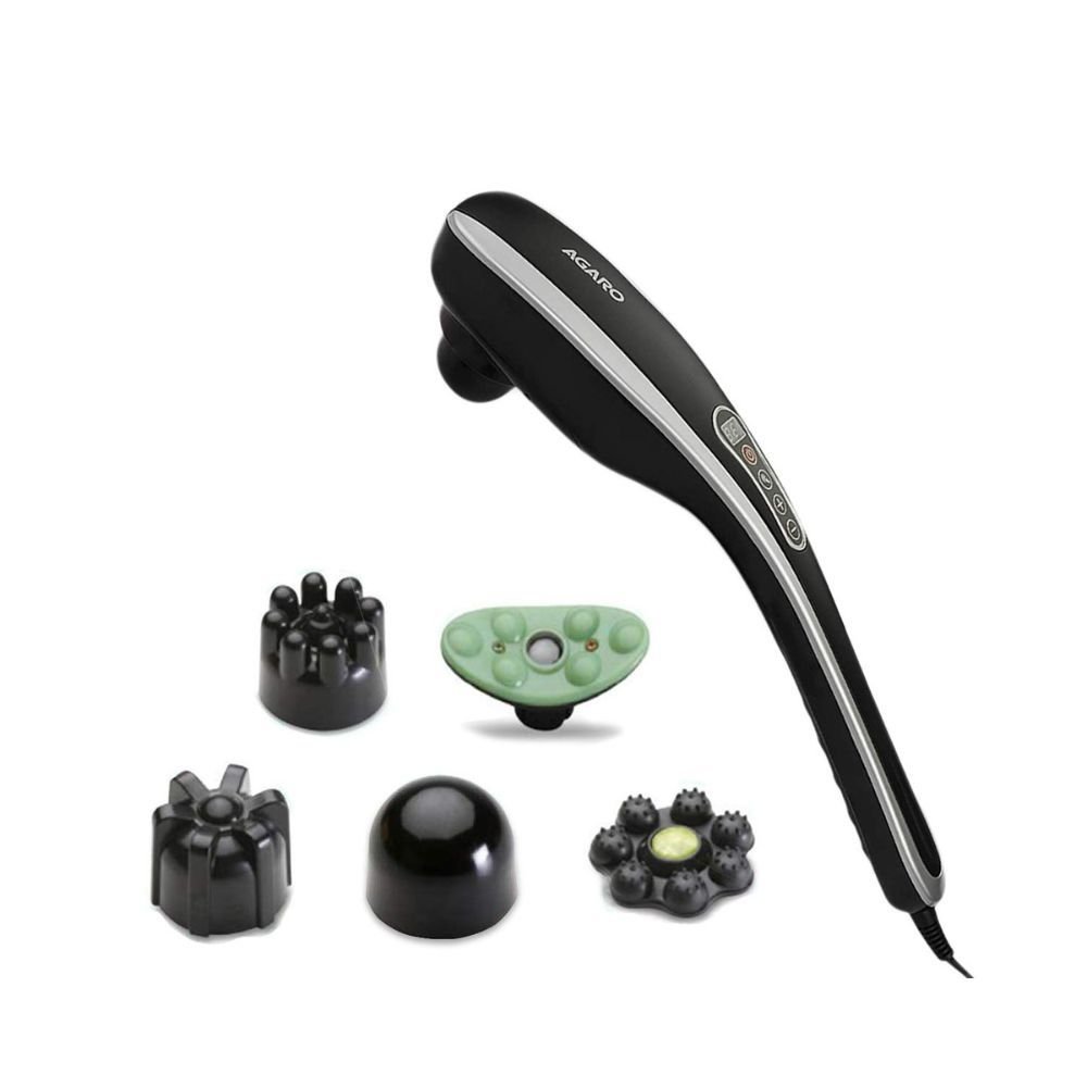 Agaro Marvel Electric Handheld Full Body Hammer Massager With 5 Massage Heads